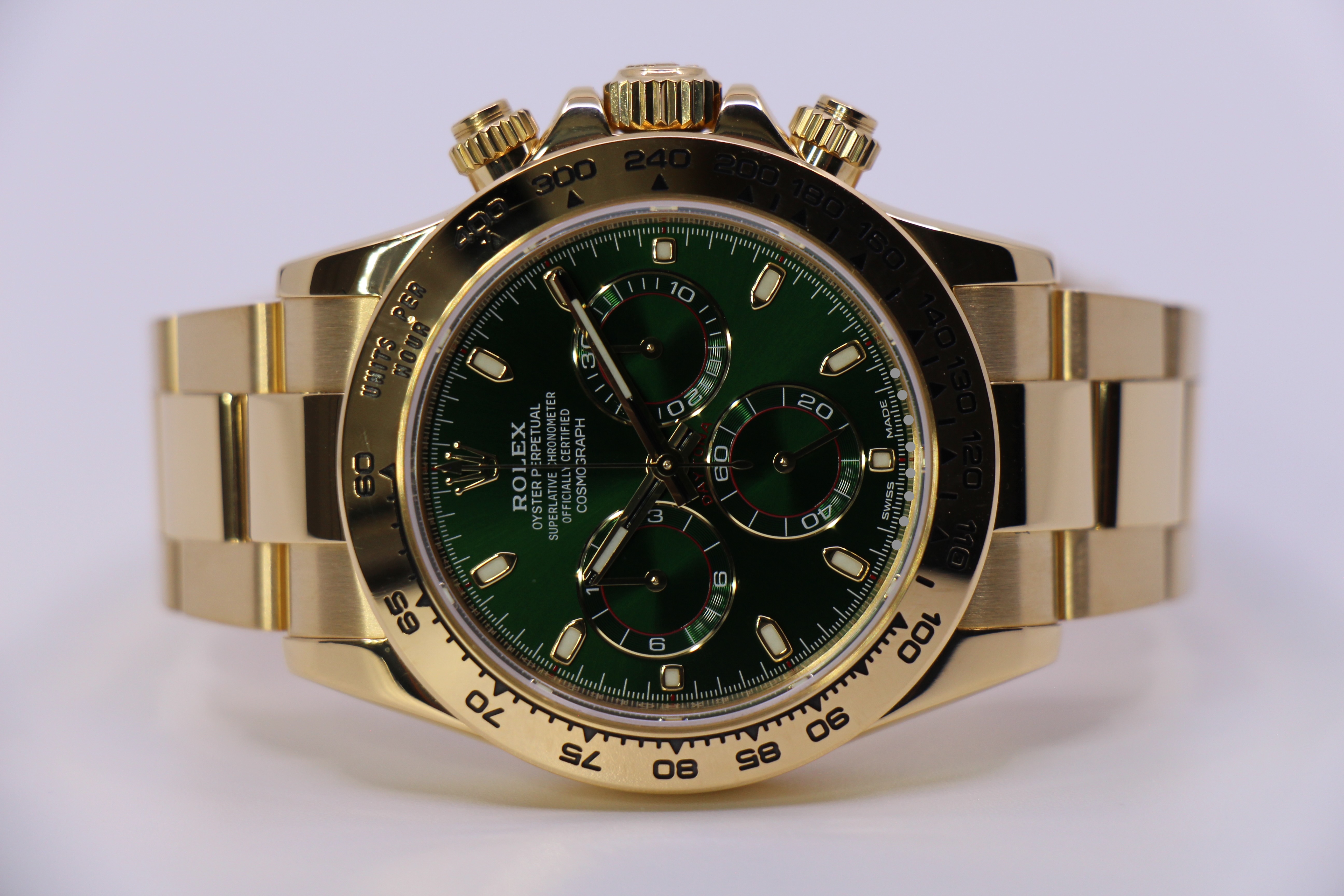 ROLEX COSMOGRAPH DAYTONA 116508 GREEN - DANSK AD - WeWatches